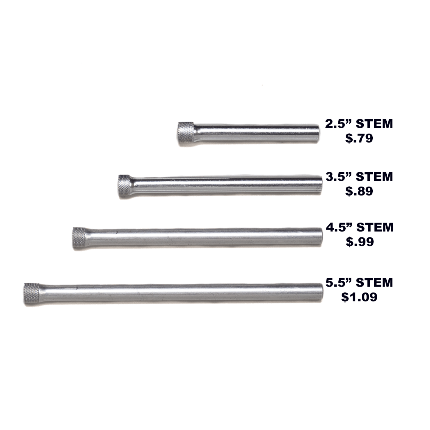 Metal Down Stems 2.5"-5.5" - Evolution Wholesale